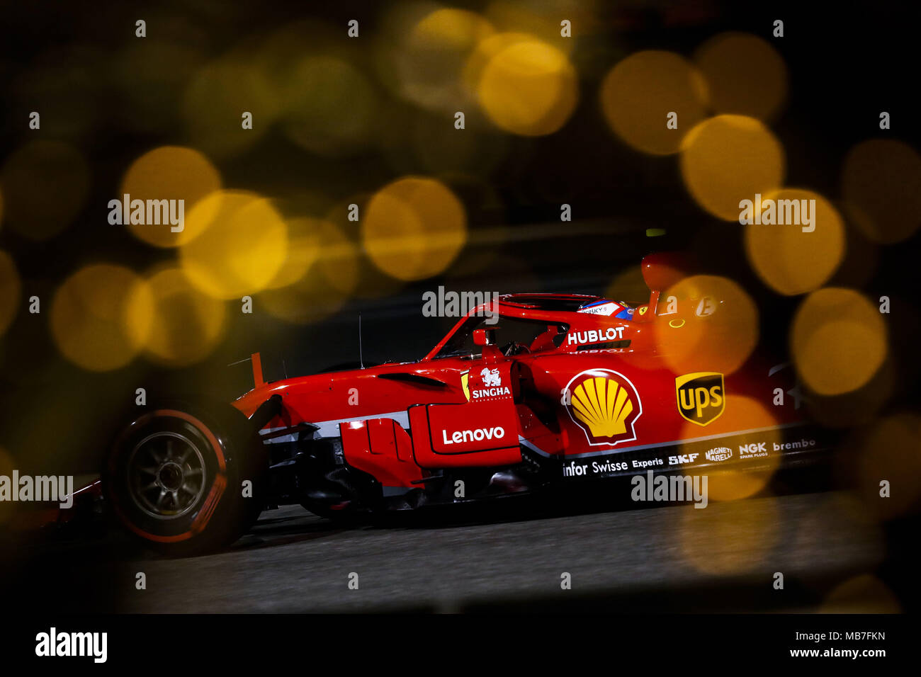 RAIKKONEN Kimi (fin), Scuderia Ferrari SF71H, action during 2018 ...