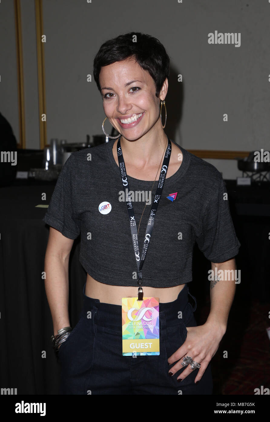 LAS VEGAS, NV - APRIL 7: Nicole Pacent, at the 2018 ClexaCon Day 2 at ...