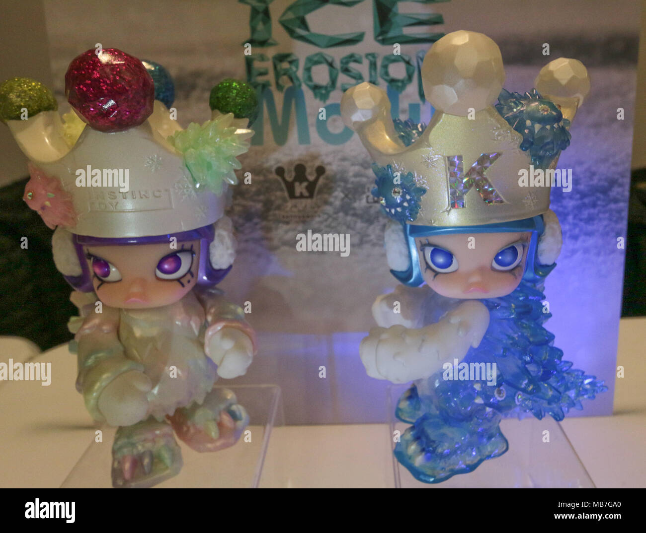 London UK 08 April 2018 the UK's only dedicated designer toy convention ...