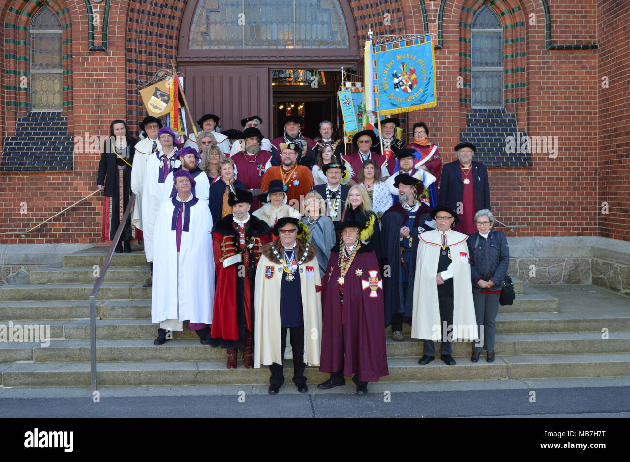 der sankt michael ritterorden trifft sich am 7 april 2018 in goerlitz ...