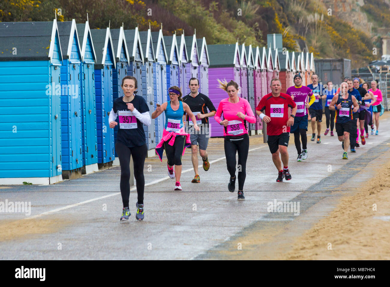 Man running along promenade at bournemouth hi-res stock photography and ...
