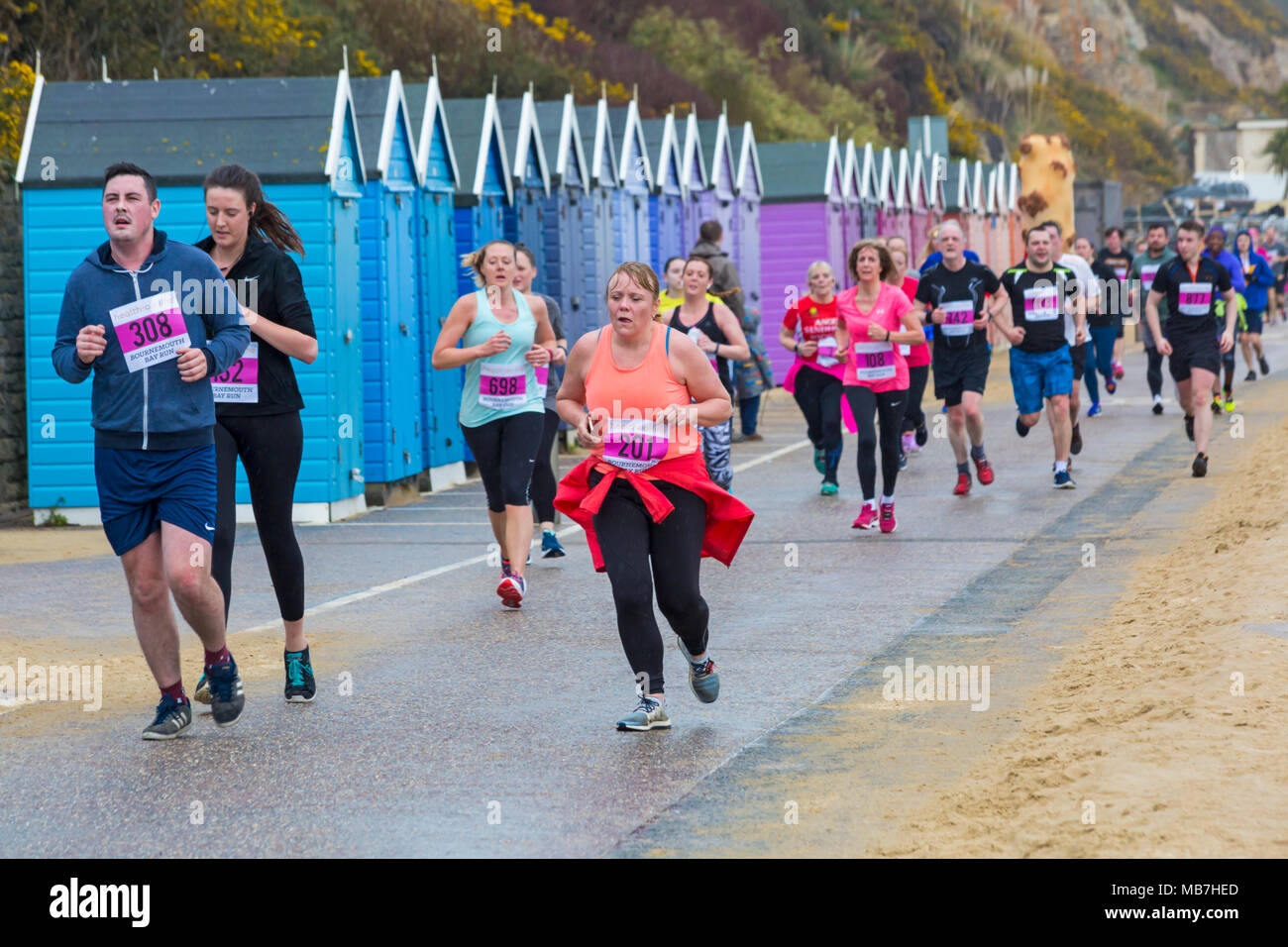 Bournemouth bay run hi-res stock photography and images - Alamy