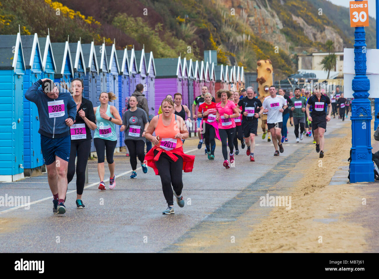 Bournemouth bay run hi-res stock photography and images - Alamy