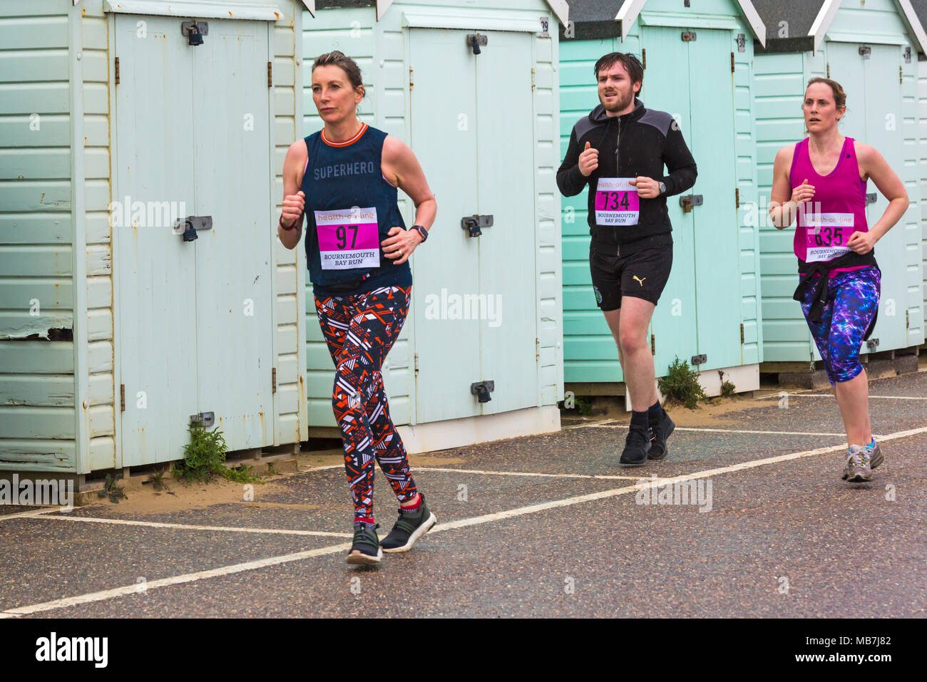 Bournemouth bay run hi-res stock photography and images - Alamy