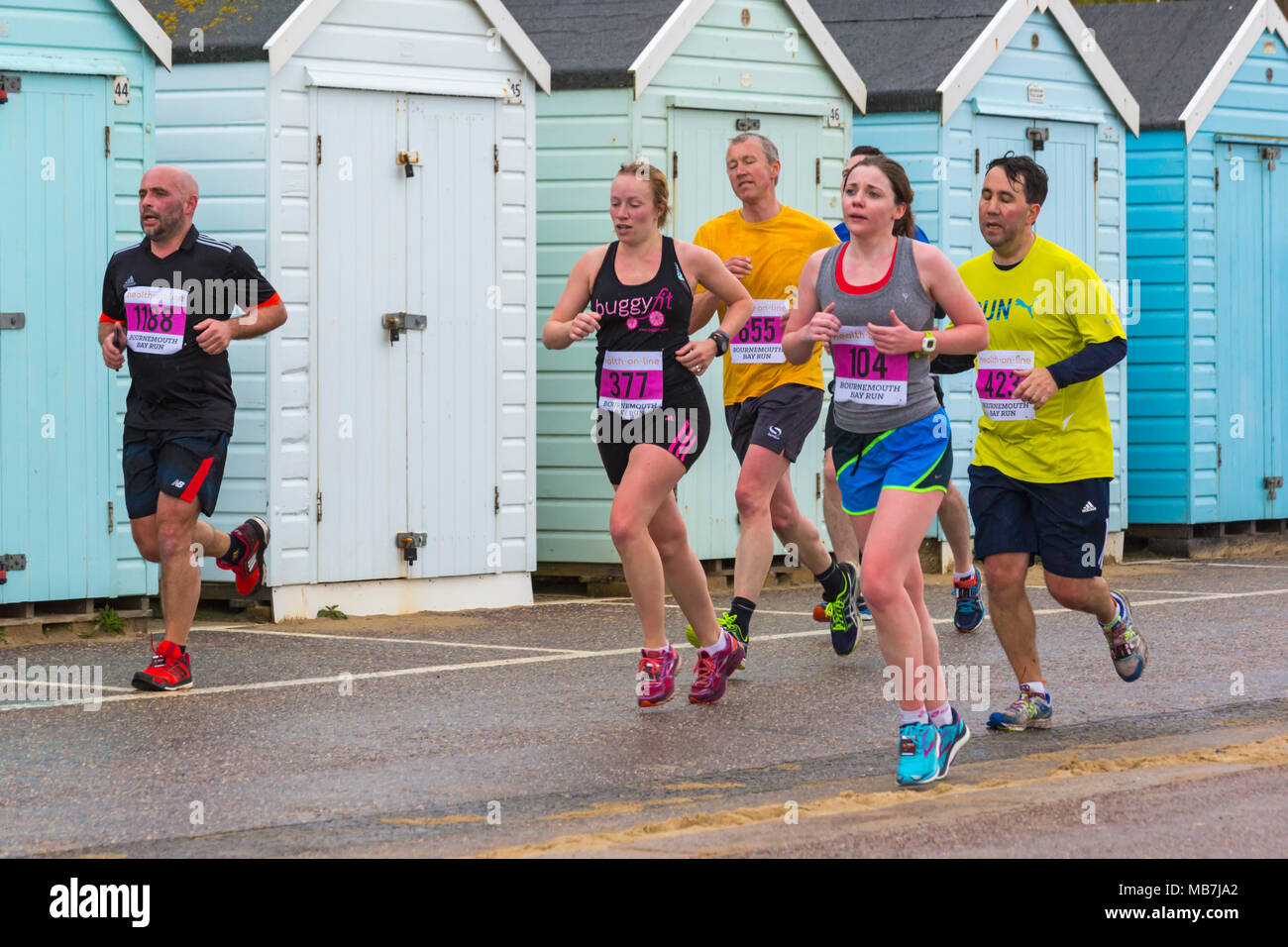 Bournemouth bay run hi-res stock photography and images - Alamy