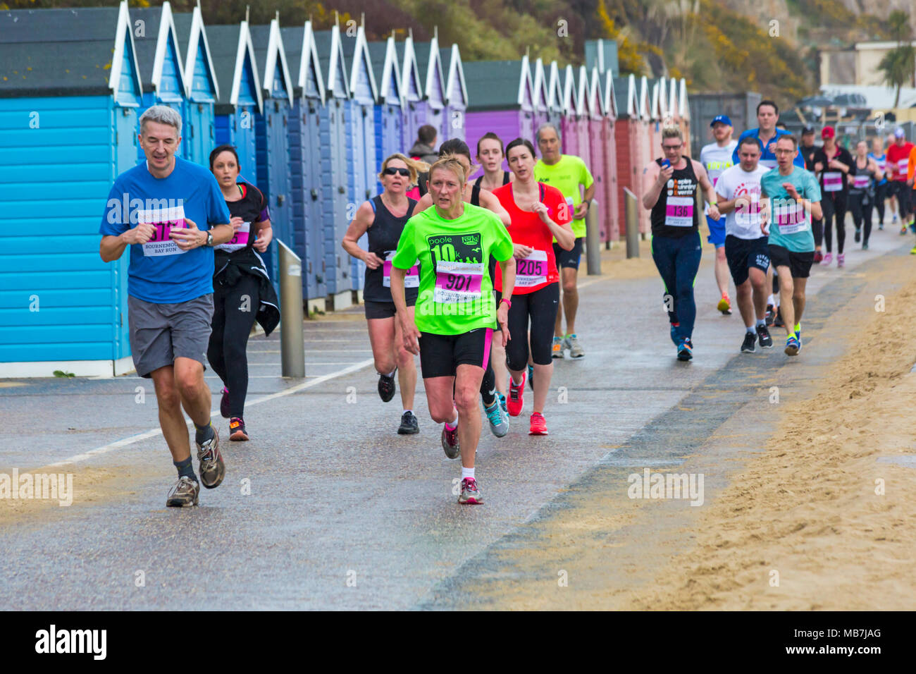 Bournemouth bay run hi-res stock photography and images - Alamy