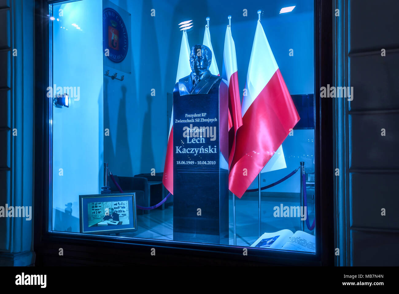 Lech kaczynski monument unveiled hi-res stock photography and images ...