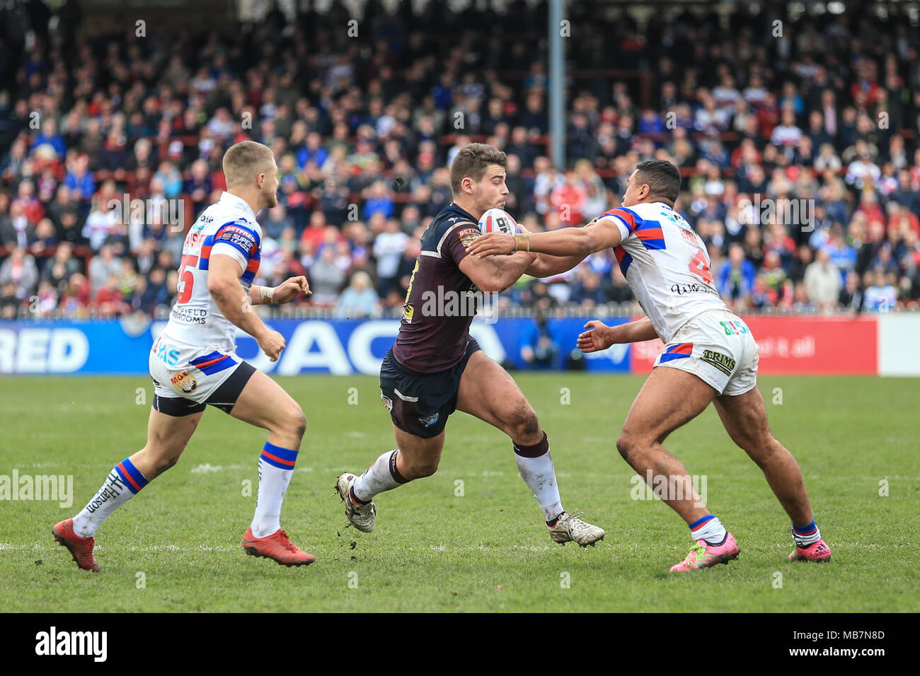 8th April 2018, Beaumont Legal Stadium, Wakefield, England; Betfred ...