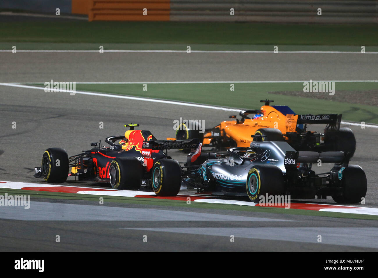 Sakhir, Bahrain. 08th Apr, 2018. Motorsports: FIA Formula One World ...