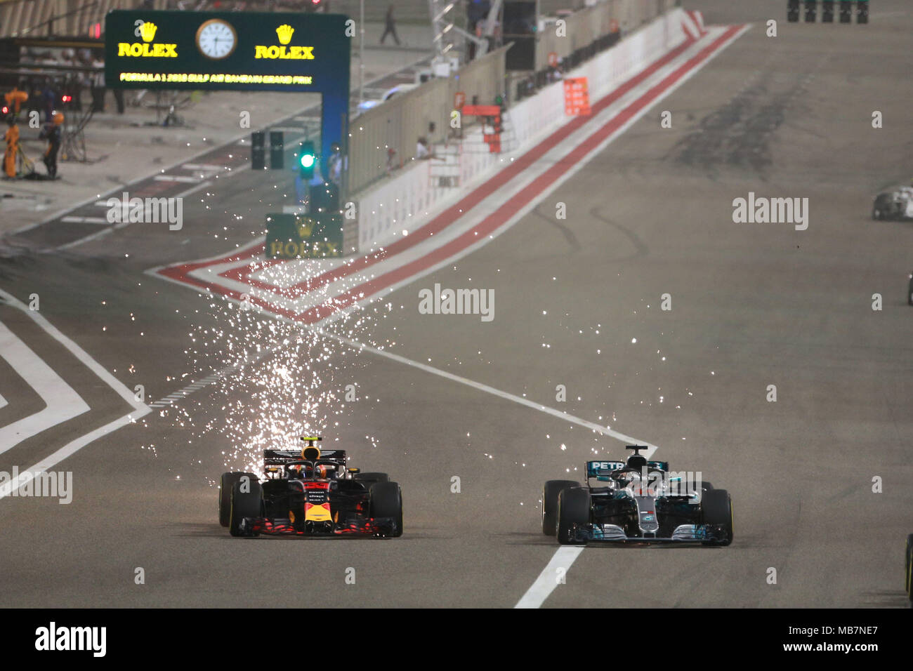 Sakhir, Bahrain. 08th Apr, 2018. Motorsports: FIA Formula One World ...