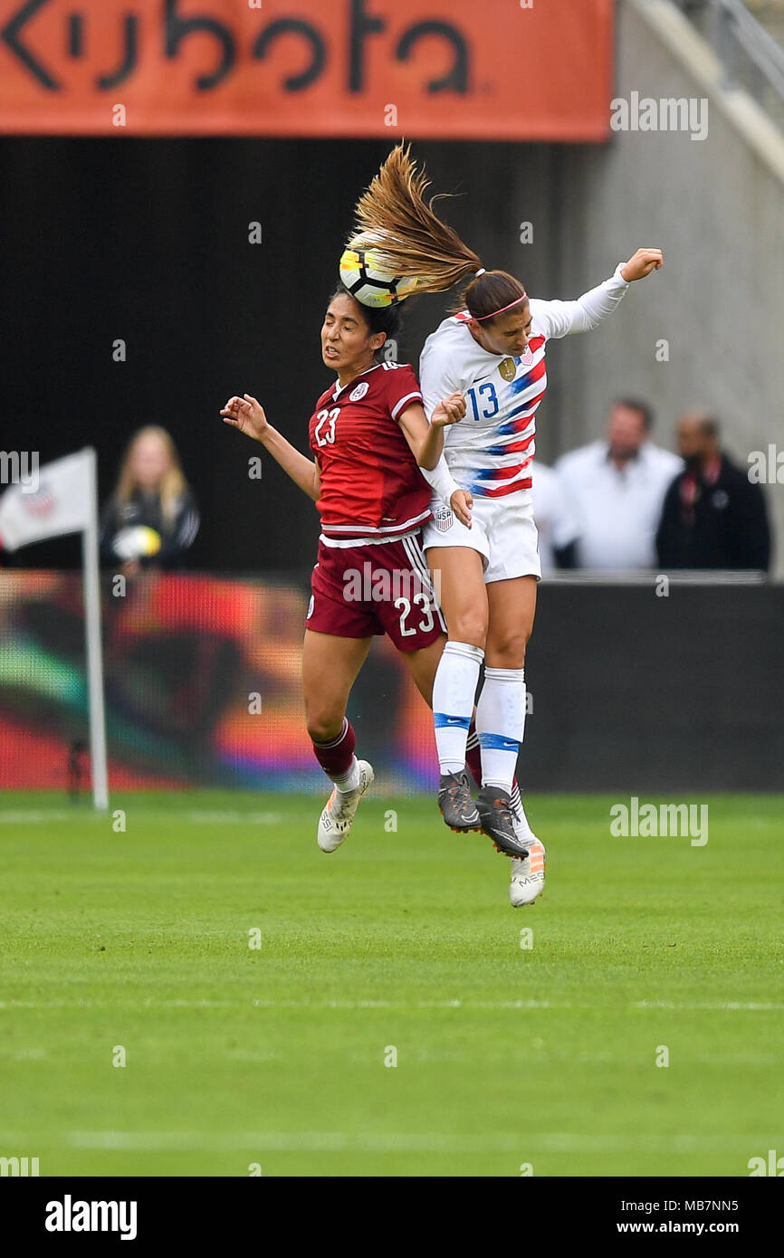 Houston, Texas, USA. 8th Apr, 2018. United States of America forward ...