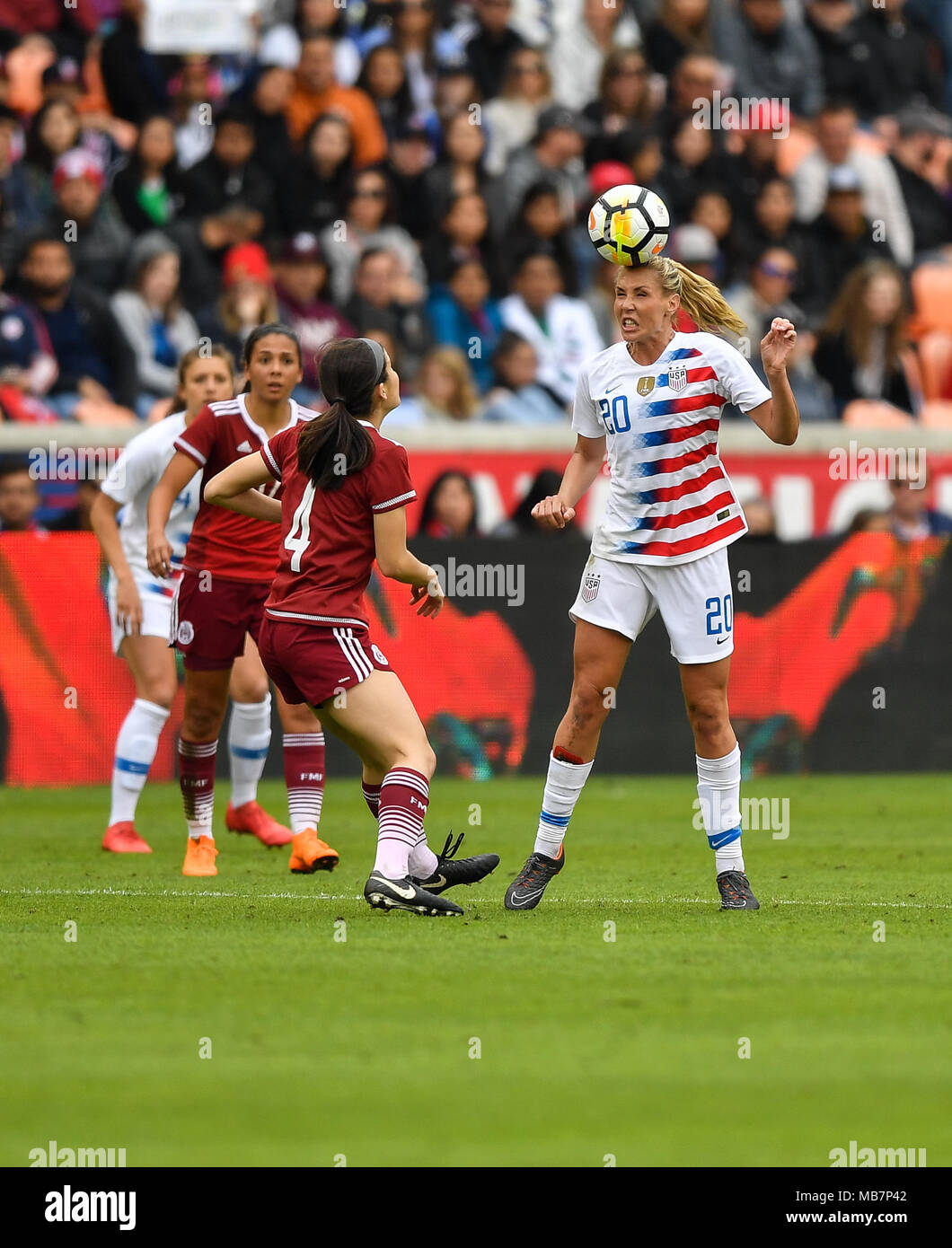 Houston, Texas, USA. 8th Apr, 2018. United States of America midfielder ...