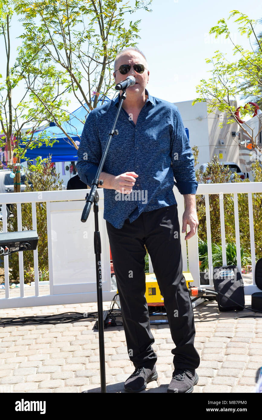 Las Vegas, Nevada - April 8, 2018 - Country Singer Colin Raye sings ...