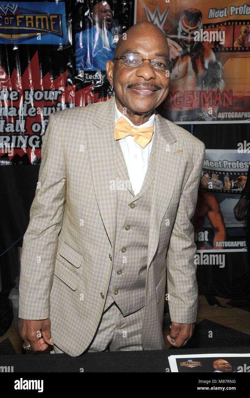 New Orleans, LA, USA. 6th Apr, 2018. WWE Hall of Fame member Ted E ...