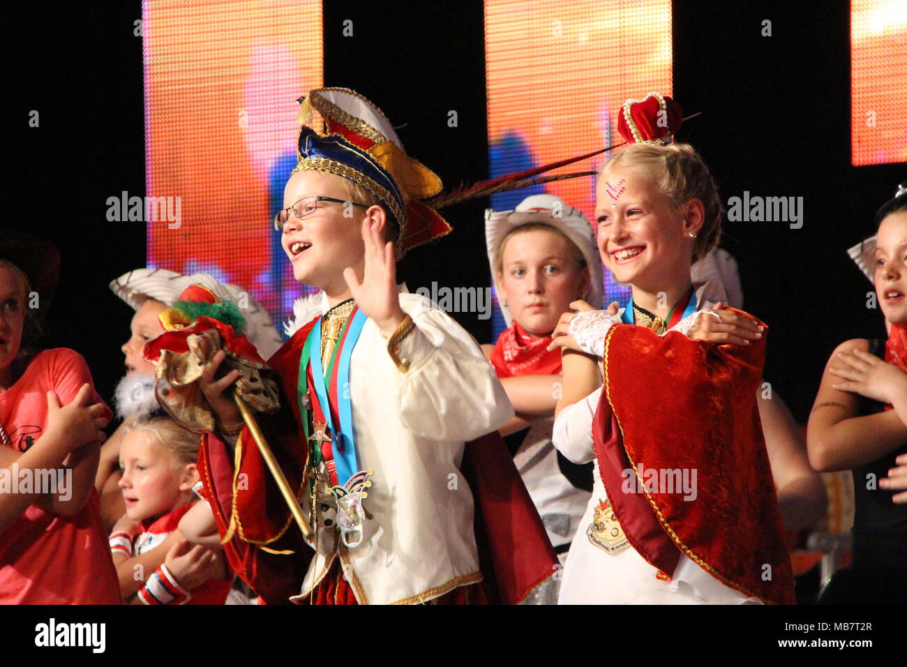 Windhoek, Namibia. 8th Apr, 2018. Children perform during the Children ...