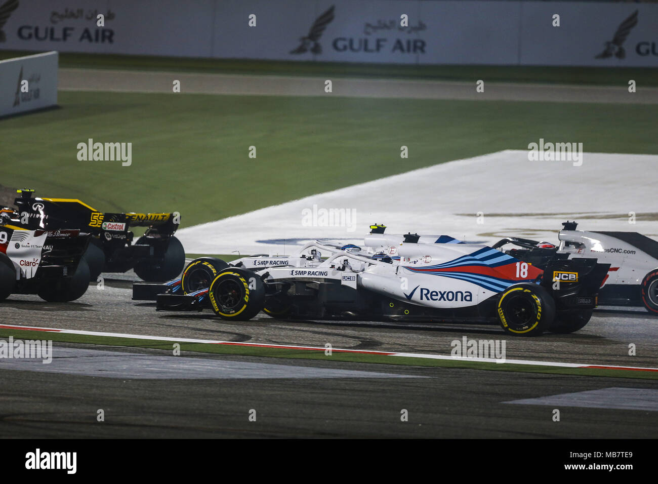 Sakhir, Bahrain. 08th Apr, 2018. Motorsports: FIA Formula One World ...