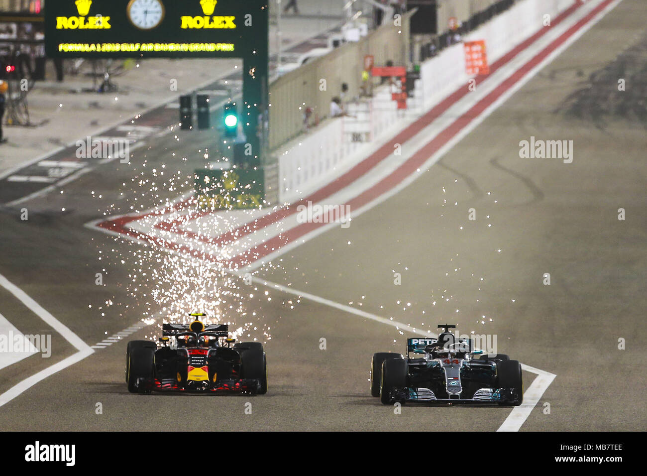 Sakhir, Bahrain. 08th Apr, 2018. Motorsports: FIA Formula One World ...