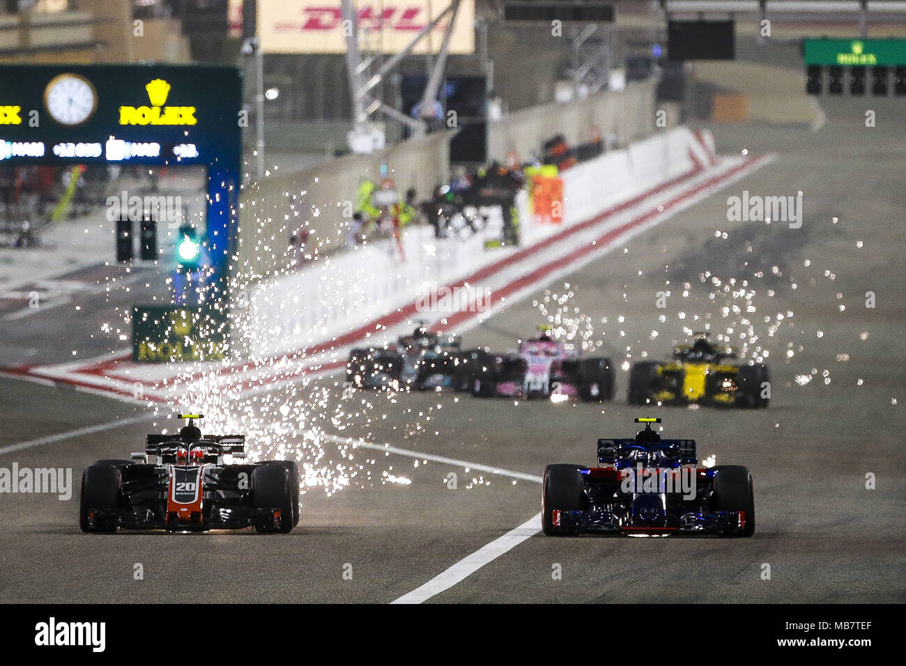 Sakhir, Bahrain. 08th Apr, 2018. Motorsports: FIA Formula One World ...