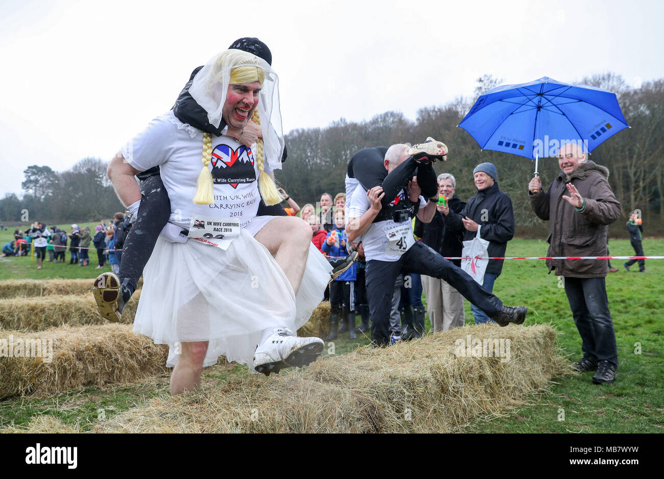 11th uk wife carrying race hi-res stock photography and images - Alamy