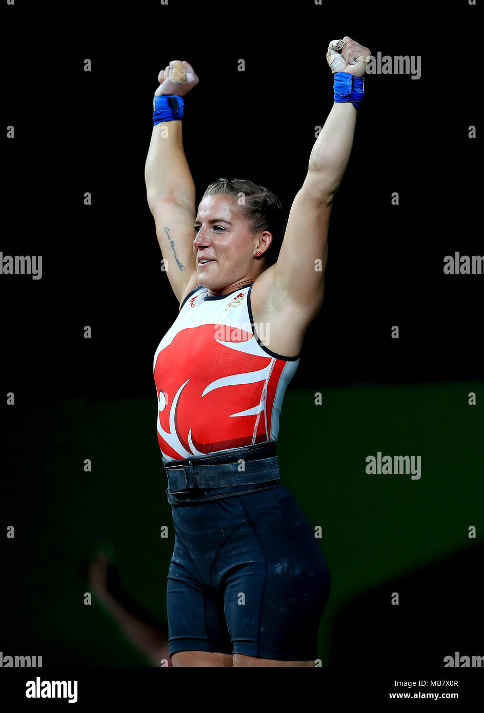 Commonwealth games 2018 weightlifting hi-res stock photography and ...