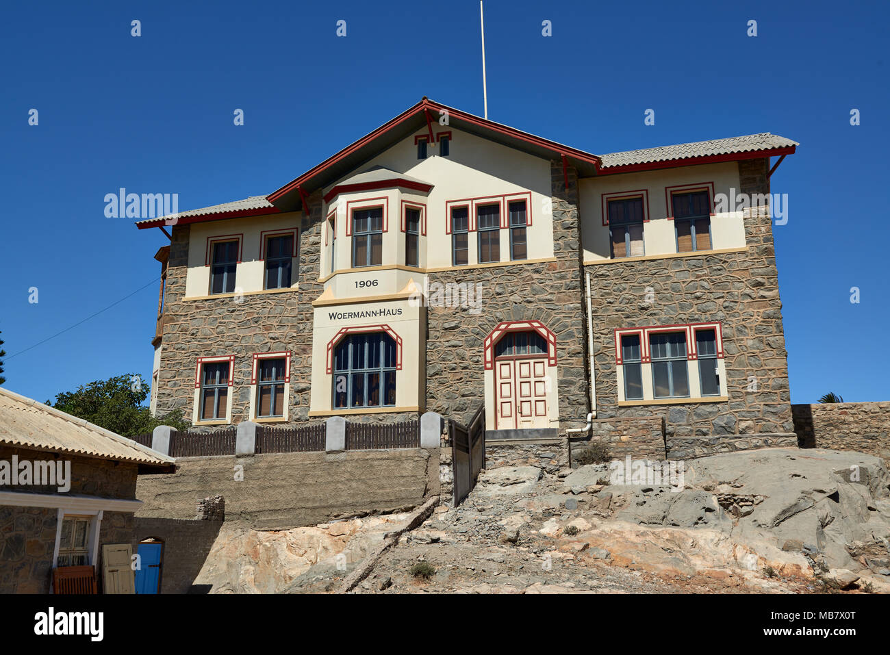 Woermann-Haus in Luderitz, Namibia, Africa Stock Photo - Alamy