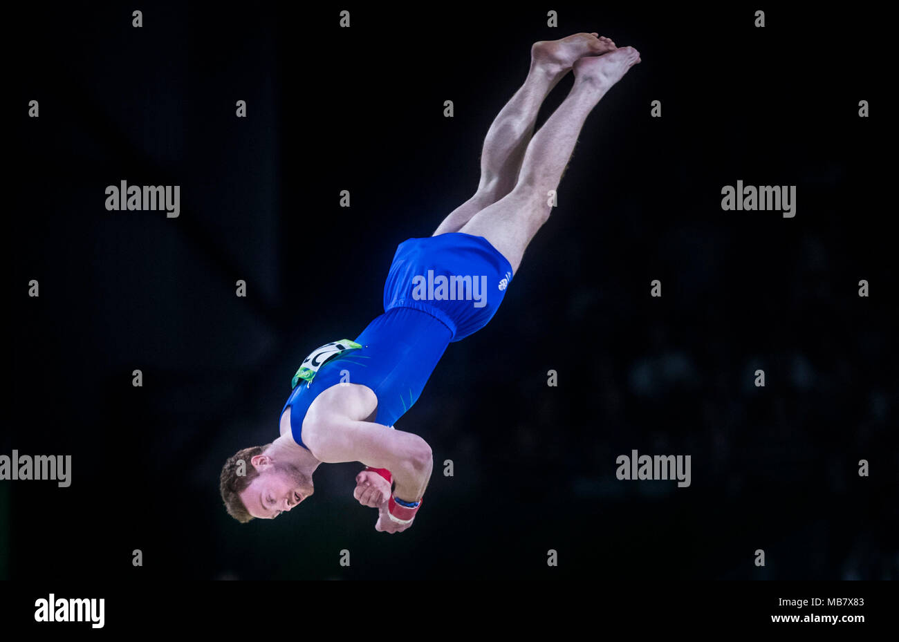 Scotland's Daniel Purvis wins bronze during the Men's Floor Exercise at ...