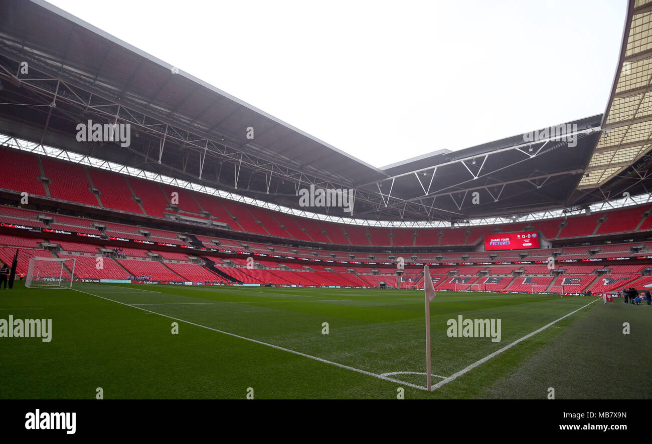 General view of the stadium before the Checkatrade Trophy final at ...