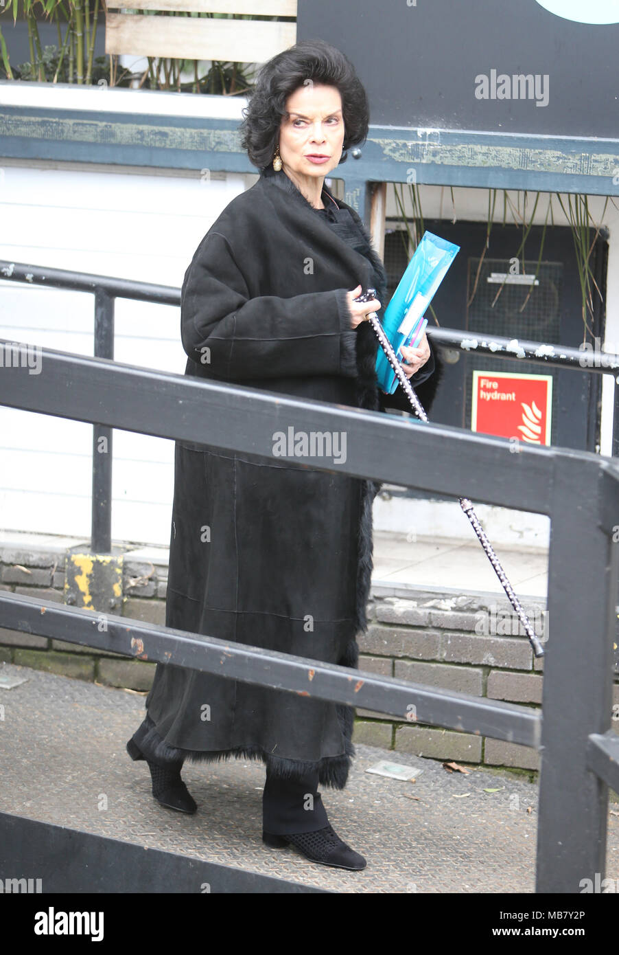 Bianca Jagger outside ITV Studios Featuring: Bianca Jagger Where: London, United Kingdom When ...