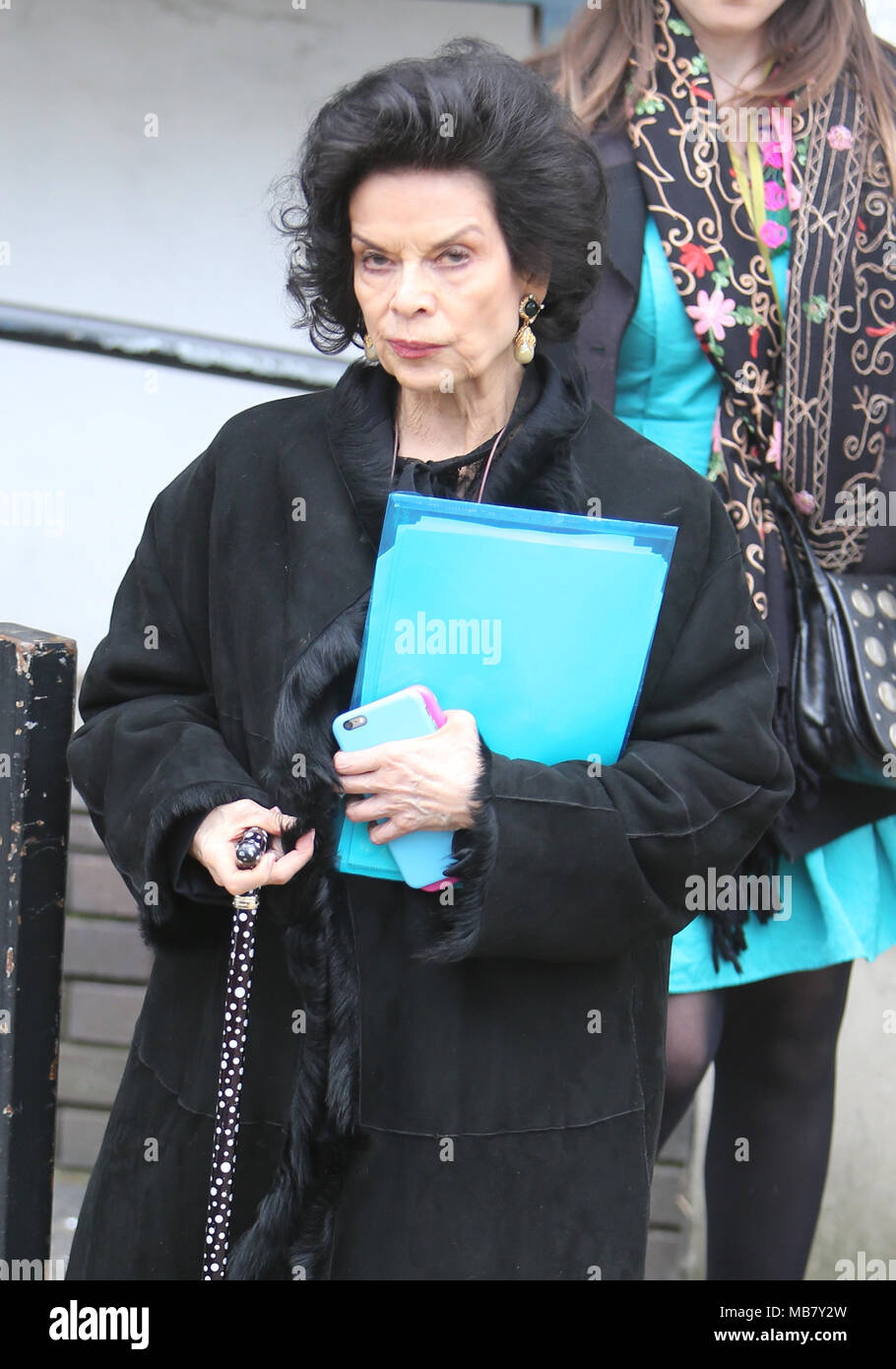 Bianca Jagger outside ITV Studios Featuring: Bianca Jagger Where: London, United Kingdom When ...