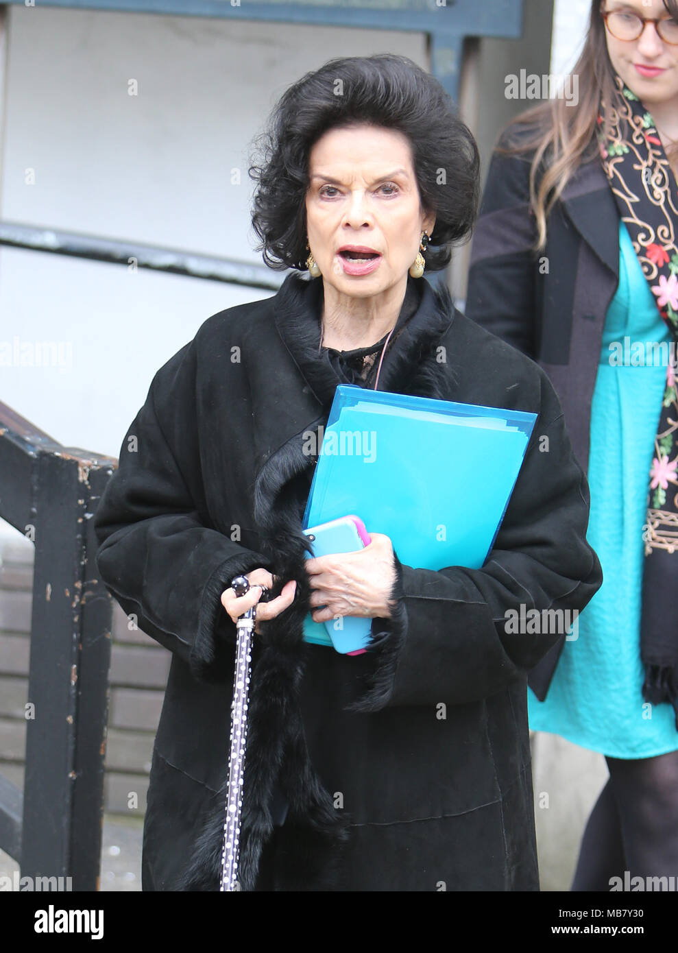 Bianca Jagger outside ITV Studios Featuring: Bianca Jagger Where: London, United Kingdom When ...