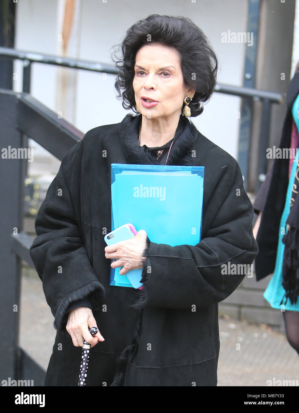 Bianca Jagger outside ITV Studios Featuring: Bianca Jagger Where: London, United Kingdom When ...