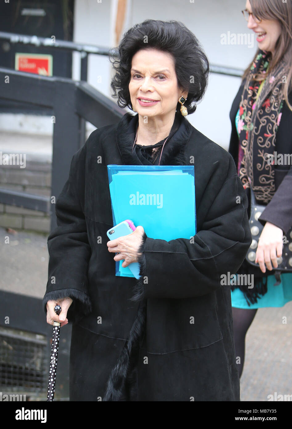Bianca Jagger outside ITV Studios Featuring: Bianca Jagger Where: London, United Kingdom When ...