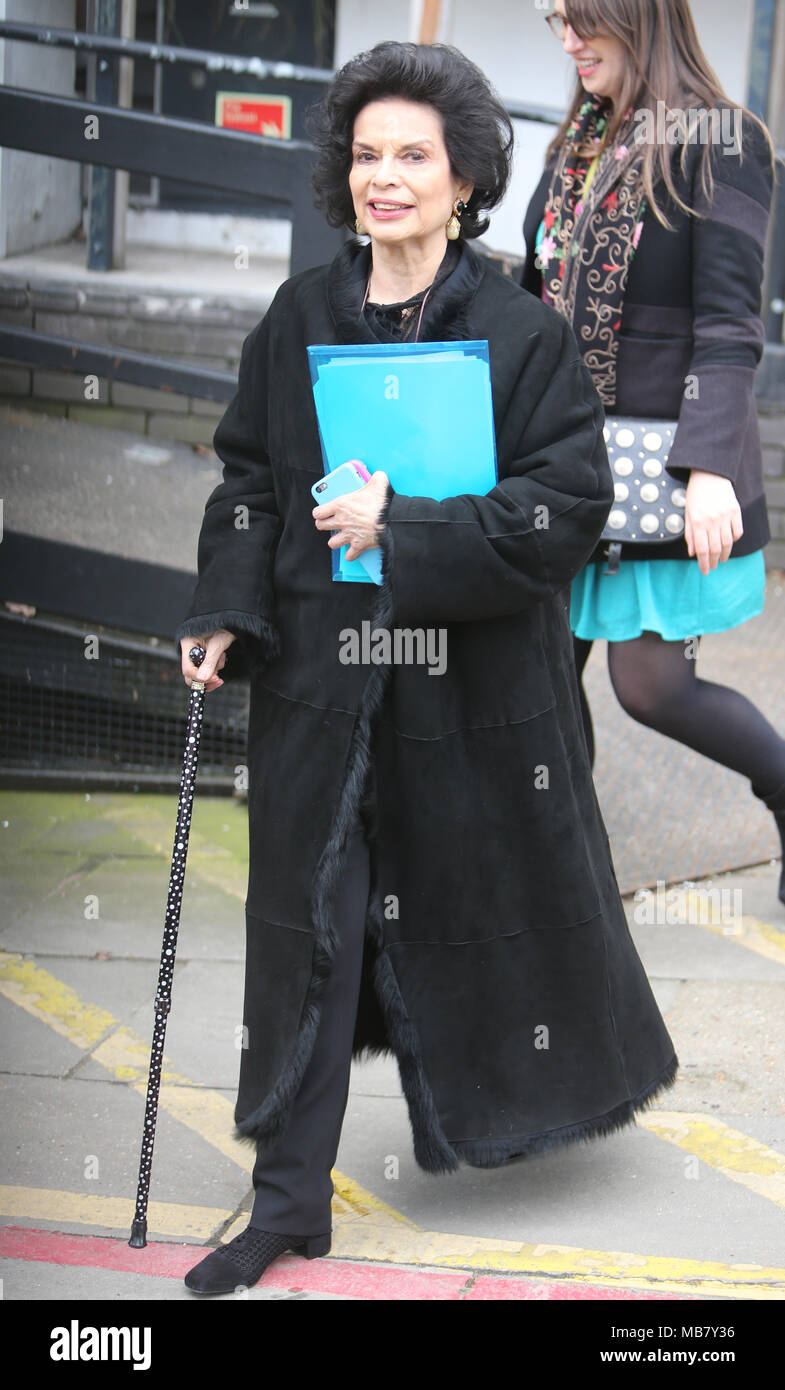 Bianca Jagger outside ITV Studios Featuring: Bianca Jagger Where: London, United Kingdom When ...