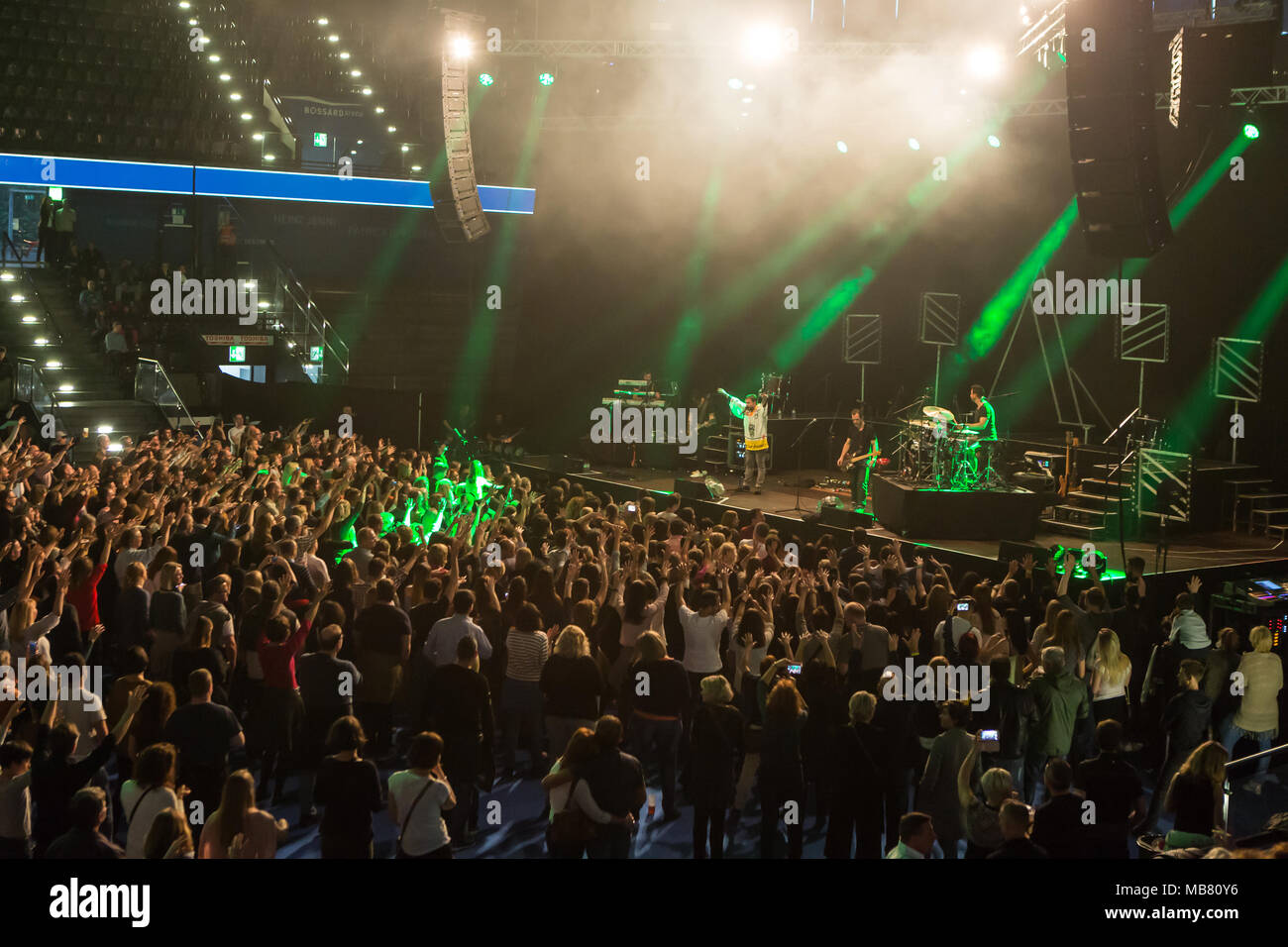 The Swiss singer and musician Sebastian Bürgin alias Baschi live at the ...