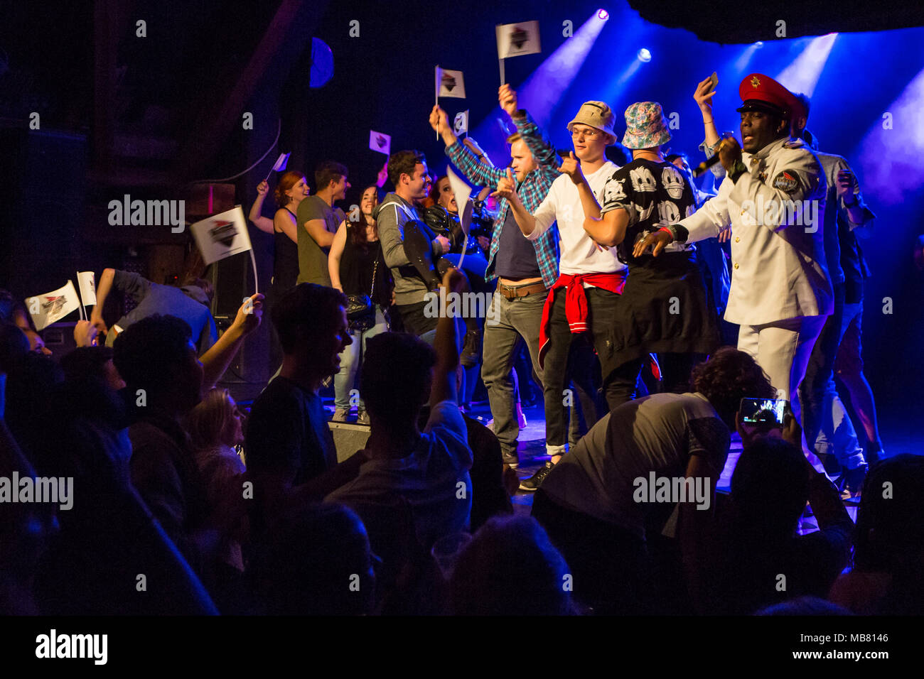 The German Eurodance duo Captain Jack with Bruce Eric Lacy and Michelle ...