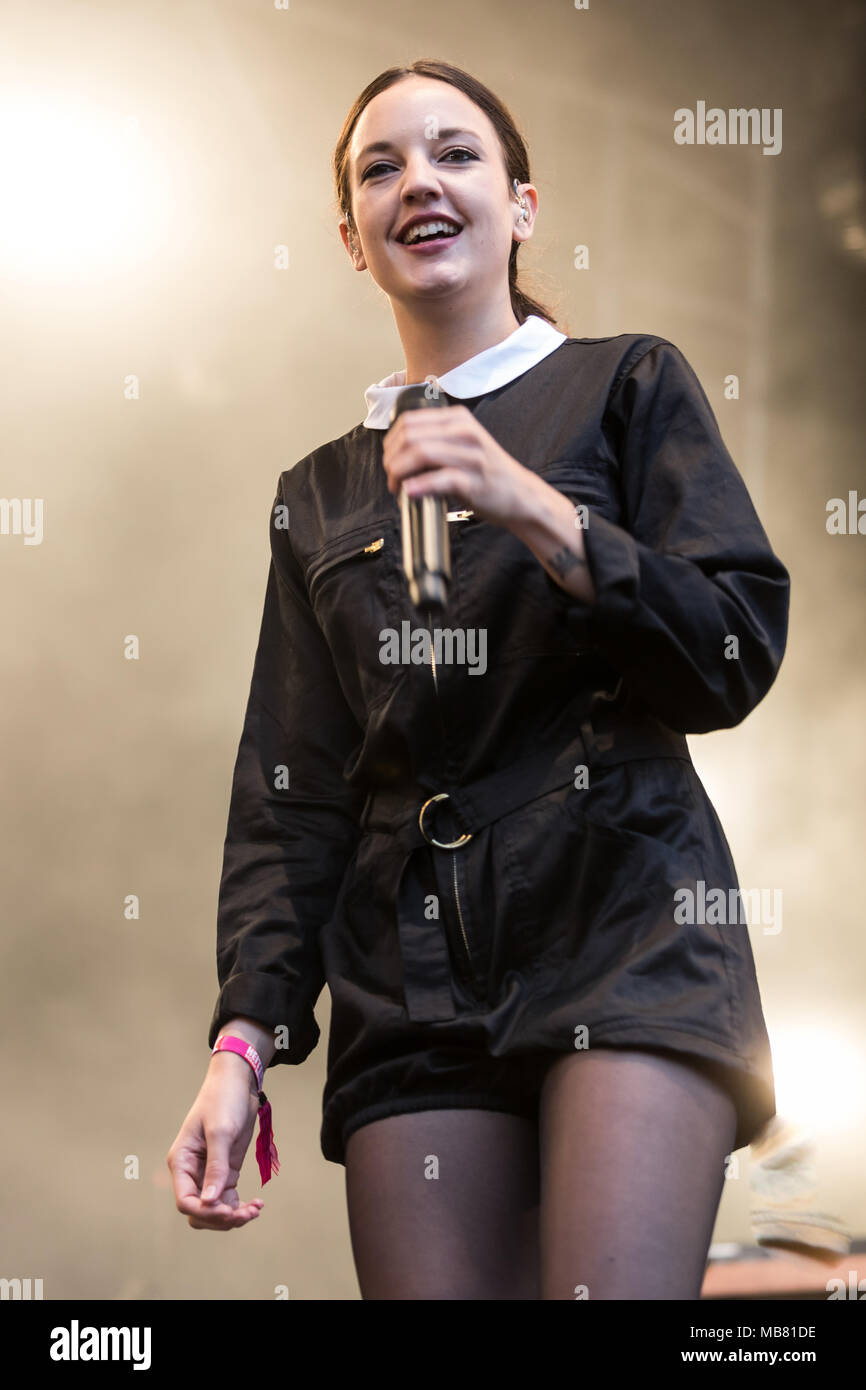 The French Pop Singer Jain Live At The 26th Heitere Open Air In Zofingen Aargau Switzerland