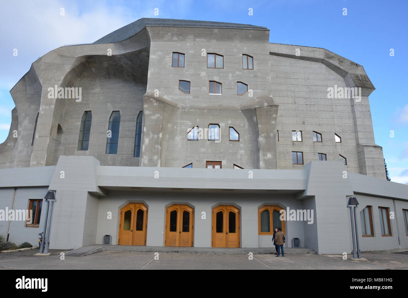 The Goetheanum, Dornach, near Basel, Switzerland, January 2018 ...