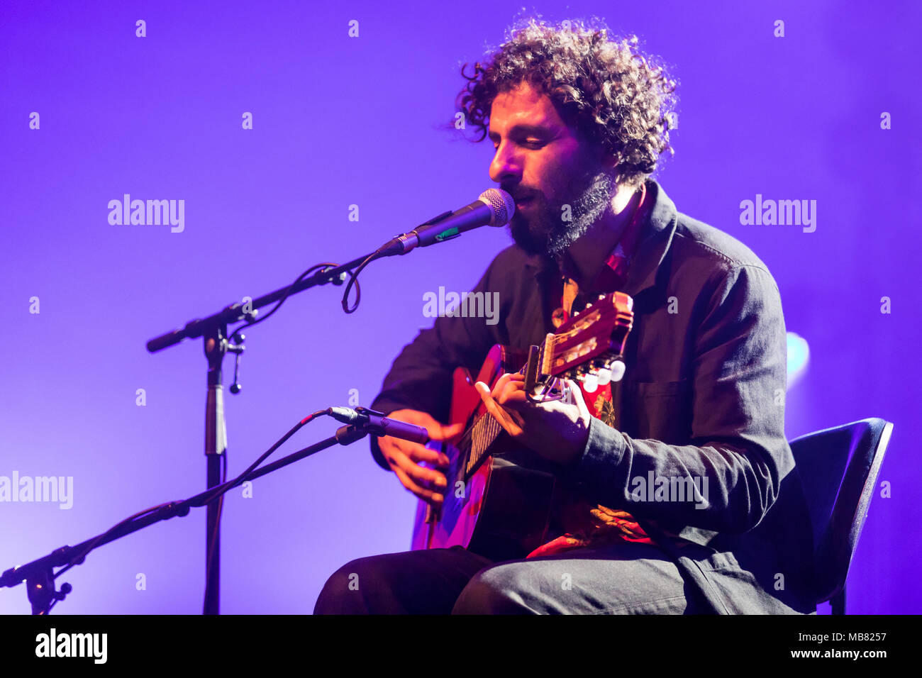 The Swedish singer and songwriter Jose Gonzalez live at the 25th Blue ...