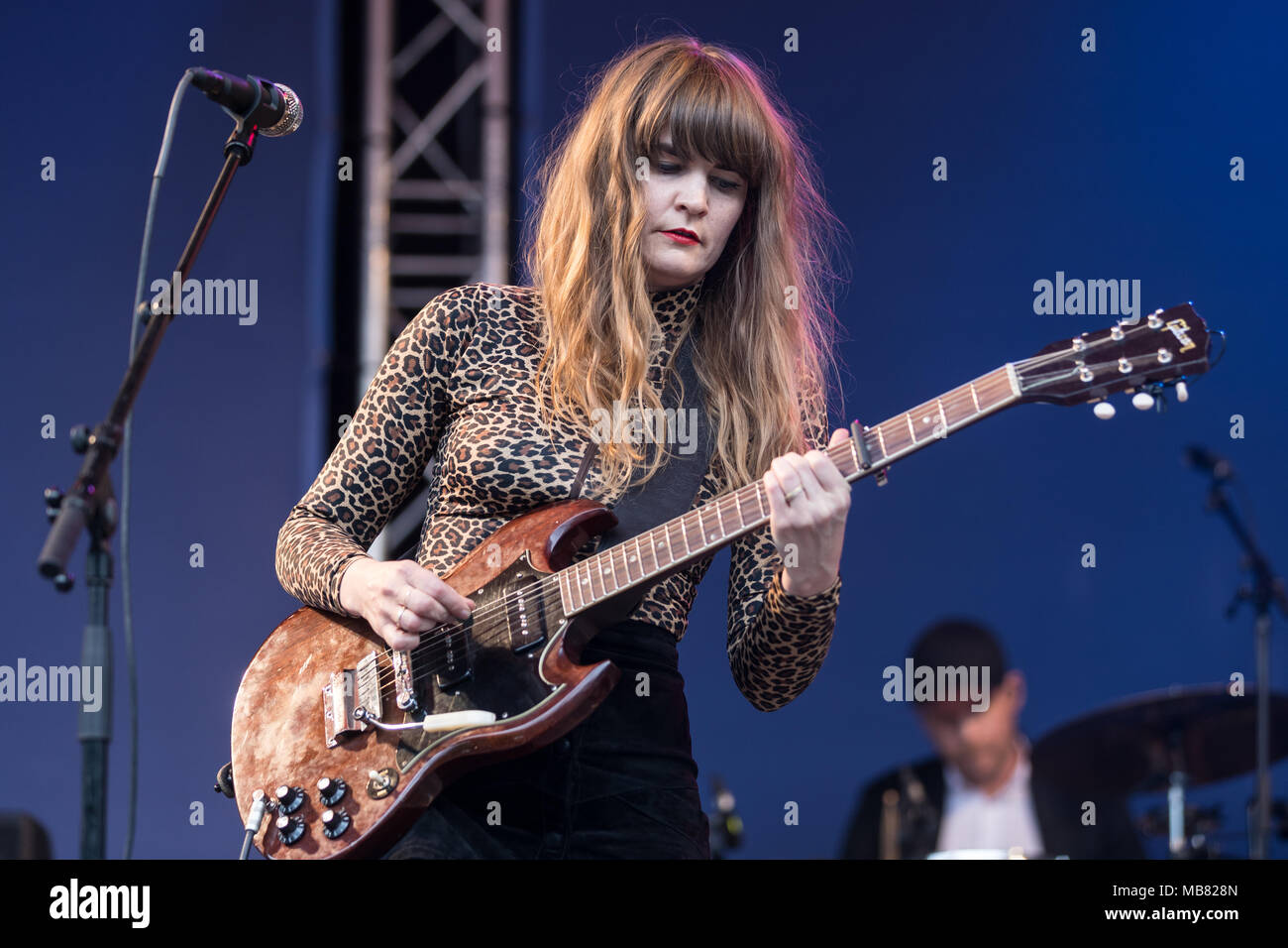The Swedish singer Jennie Abrahamson live at the 25th Blue Balls ...