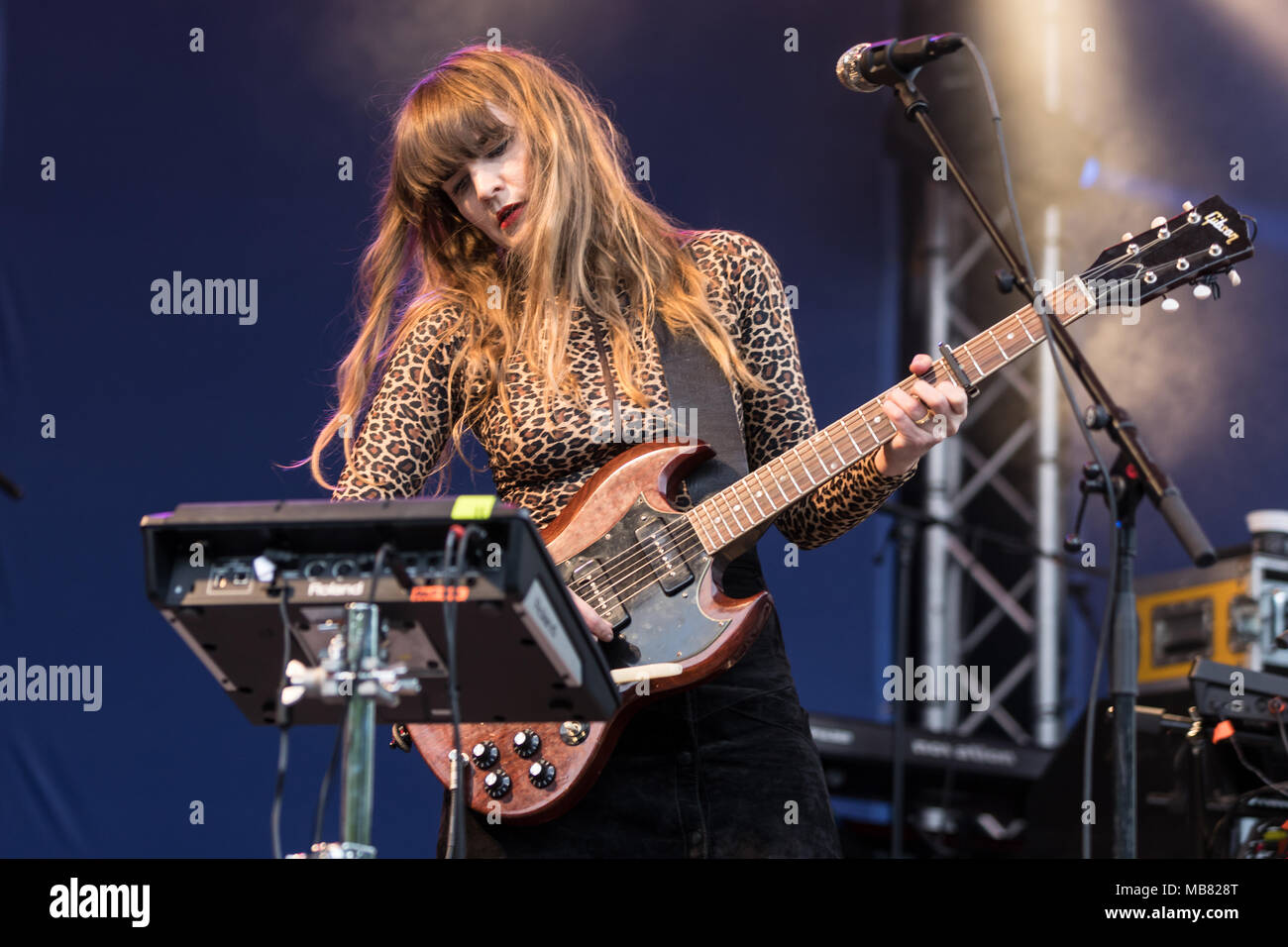 The Swedish singer Jennie Abrahamson live at the 25th Blue Balls ...