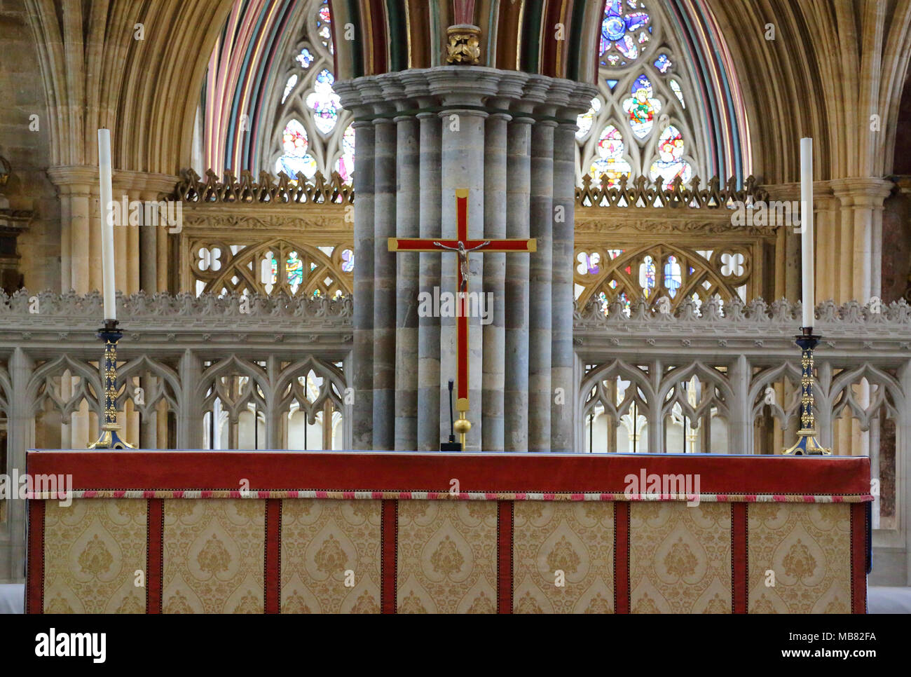 Exeter cathedral interior hi-res stock photography and images - Alamy