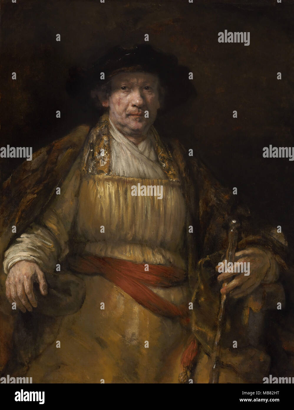 Rembrandt van Rijn Oil painting Stock Photo - Alamy