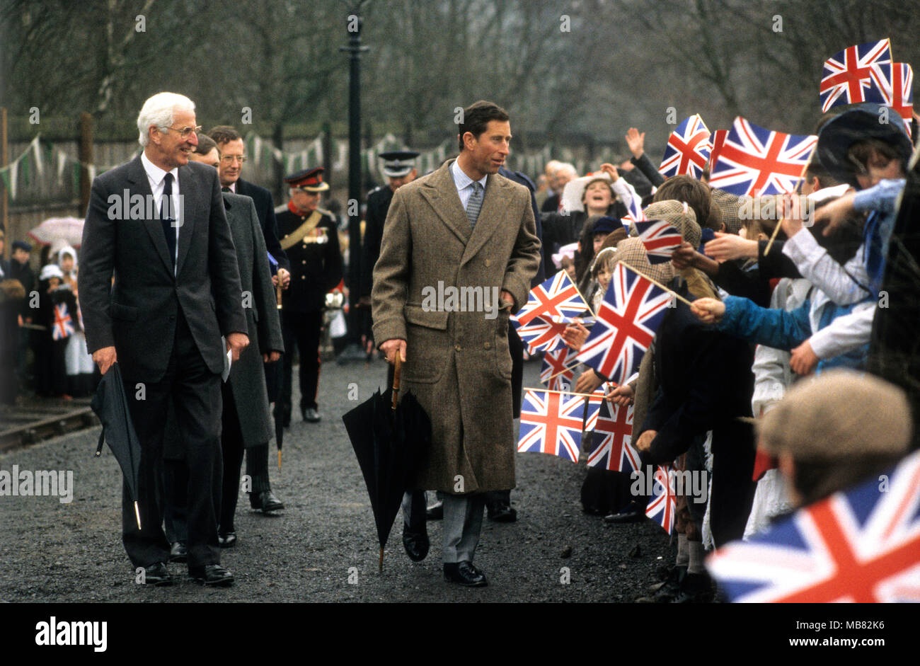 Charles iii prince of wales 1980s hi-res stock photography and images ...