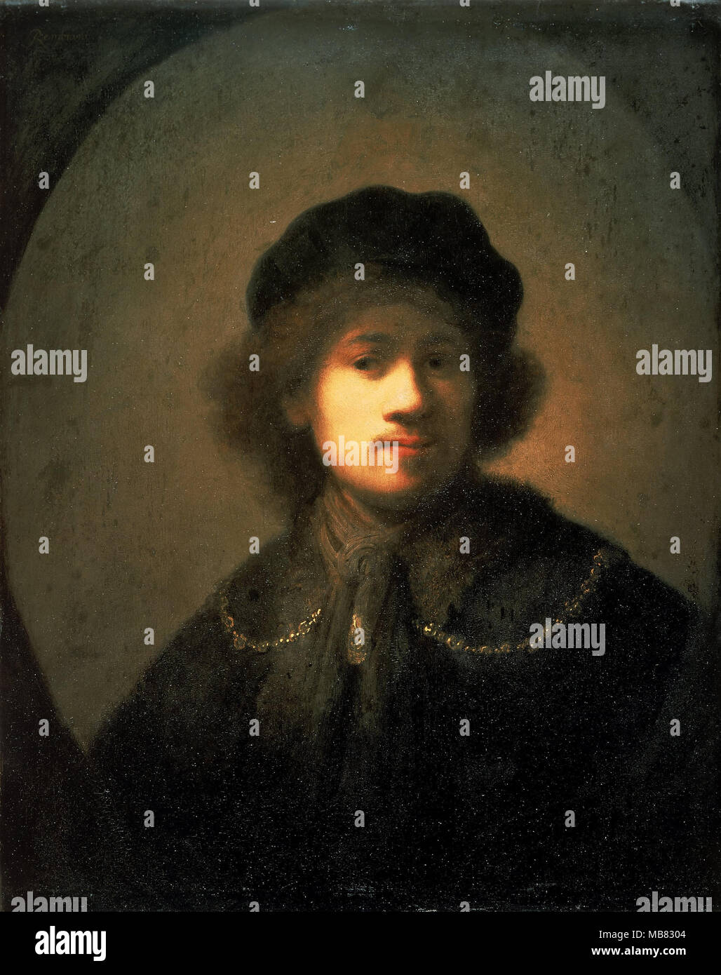 Rembrandt van Rijn Oil painting Stock Photo - Alamy