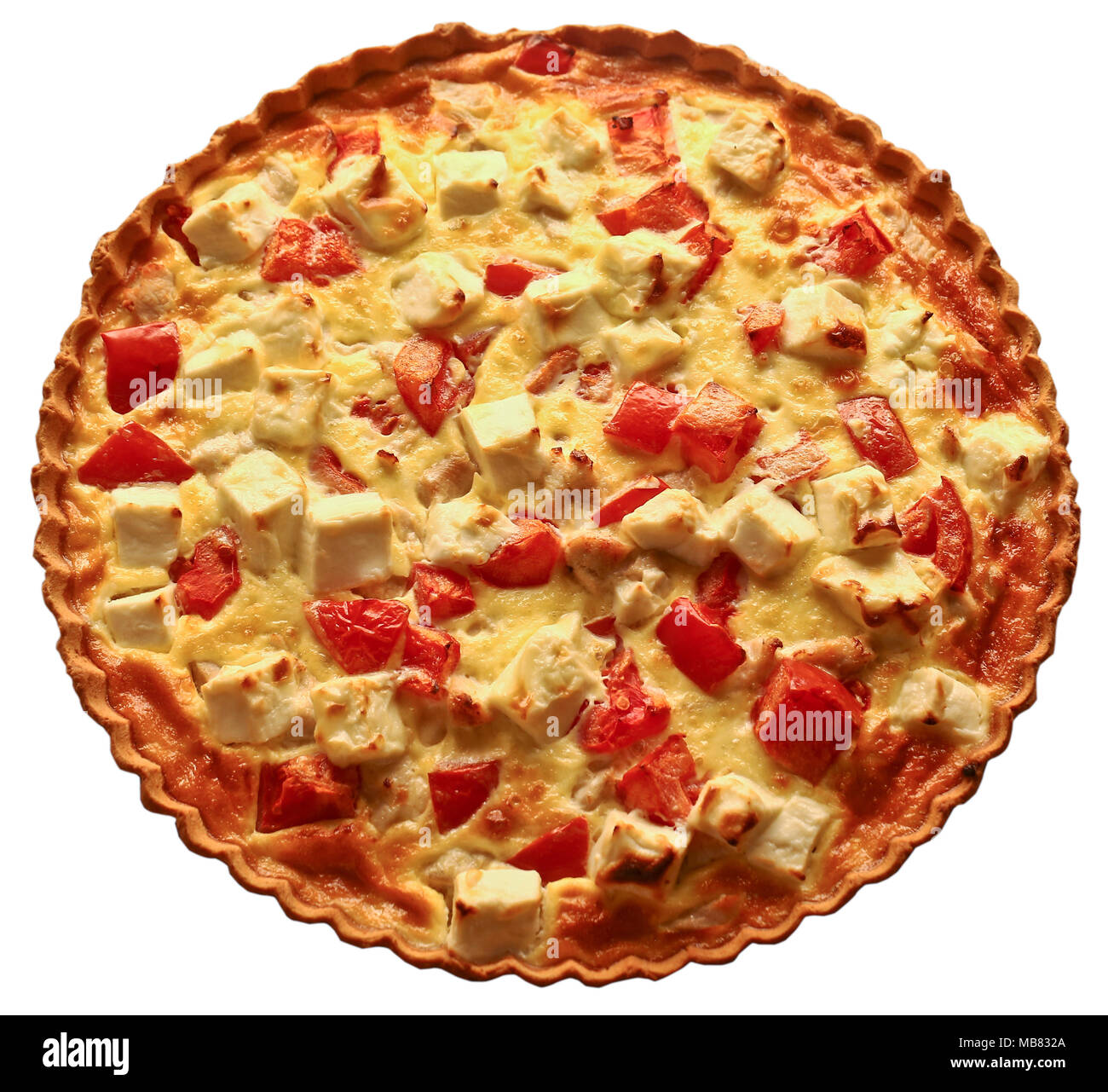 Hot fresh pizza pie Cut Out Stock Images & Pictures - Alamy