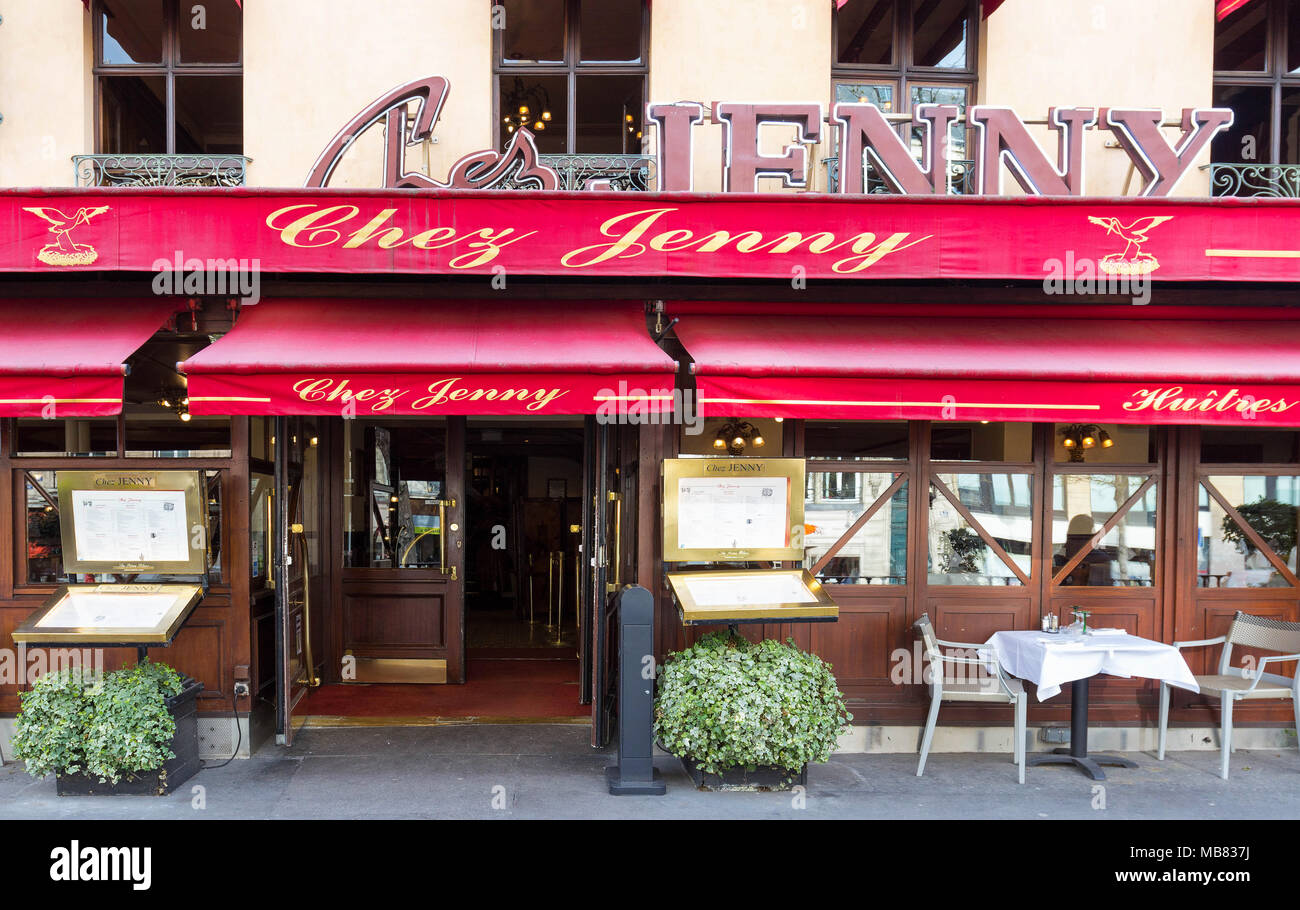 Chez jenny paris hi-res stock photography and images - Alamy