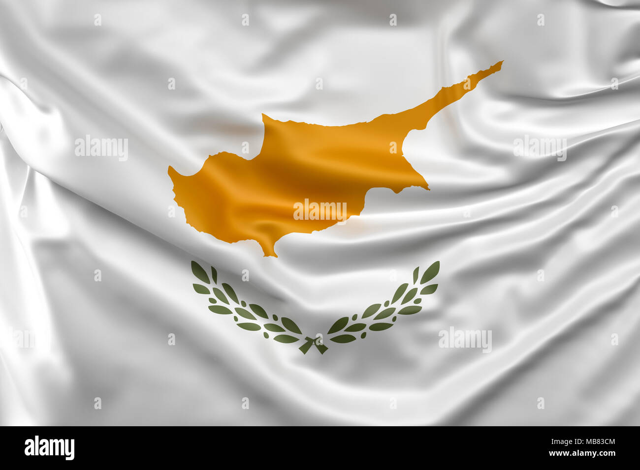 Flag of Cyprus Stock Photo - Alamy