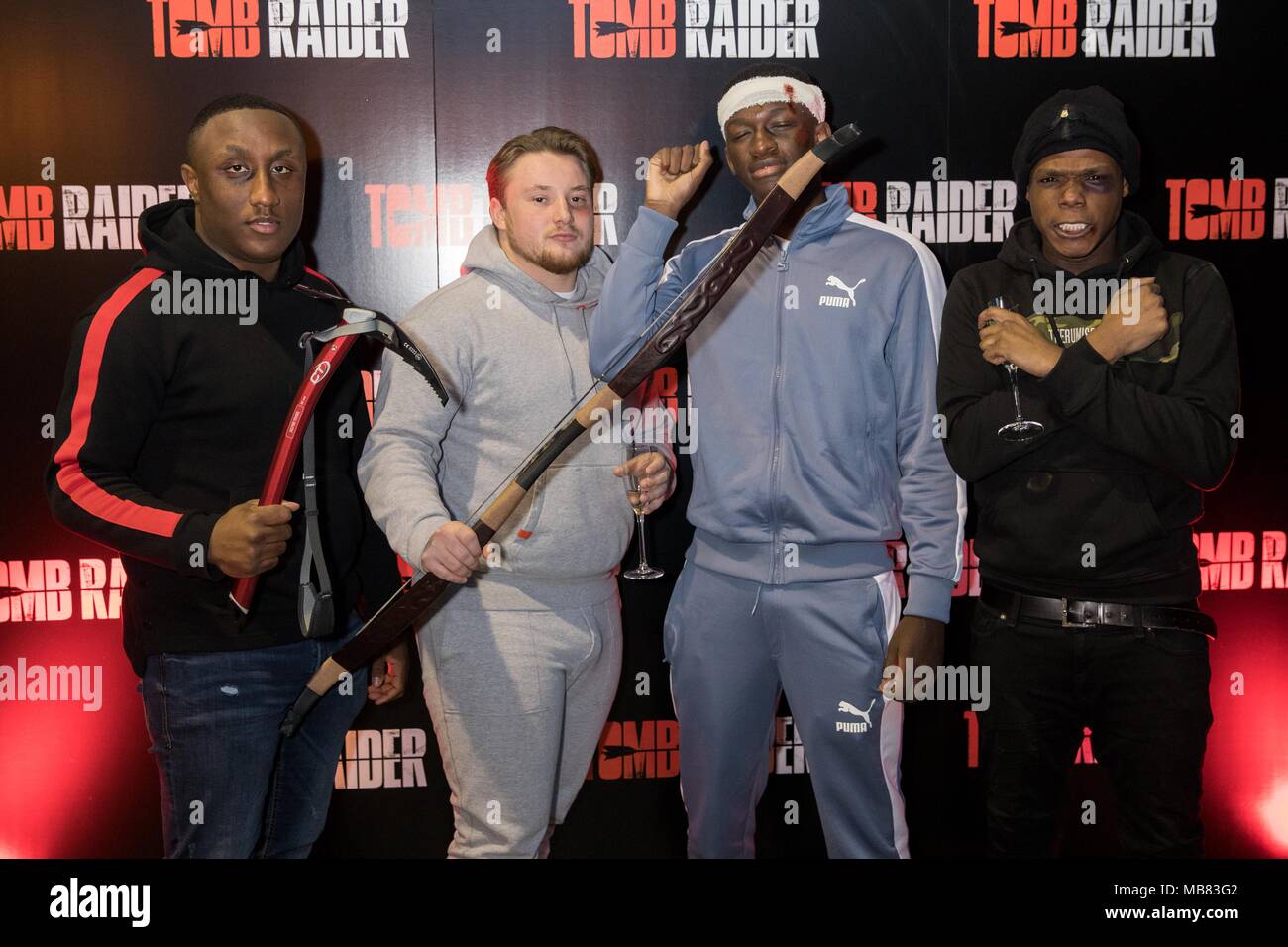 Ashley Lauder, Sam Walker, Hardy Caprio and Tunde Fakos attends 'Tomb ...