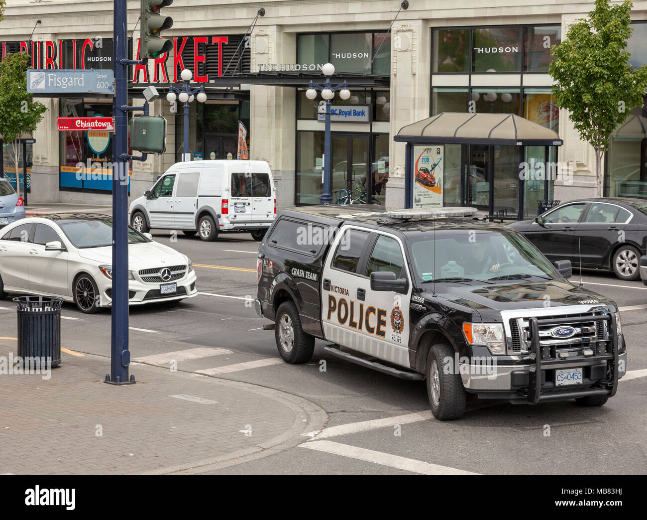 Black police suv hi-res stock photography and images - Alamy