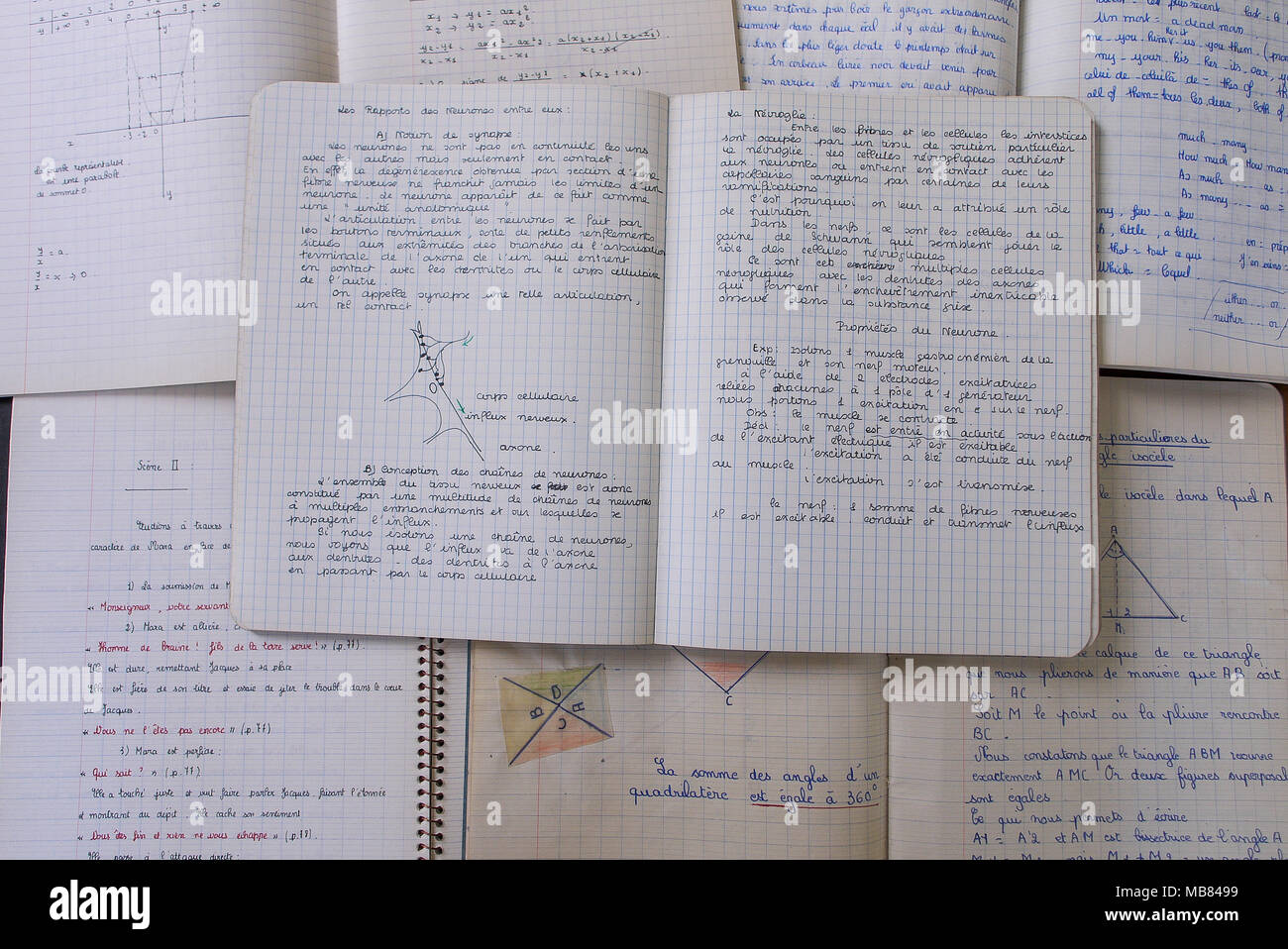 Hand written exercise hi-res stock photography and images - Alamy